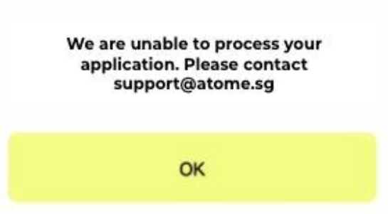 Atome Payment Errors