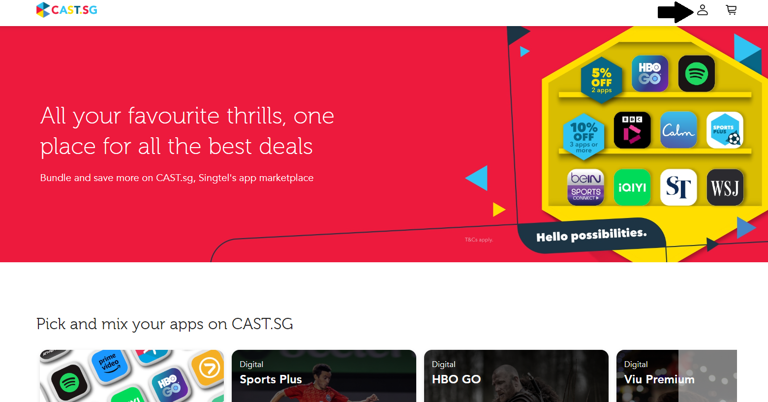 Singtel CAST Redemption Guide