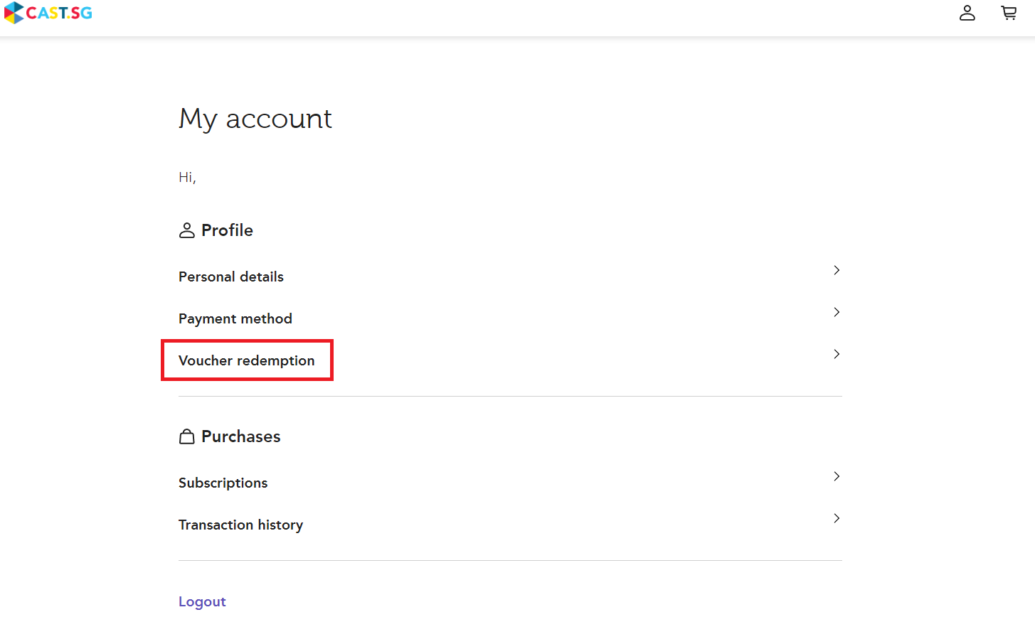 Singtel CAST Redemption Guide