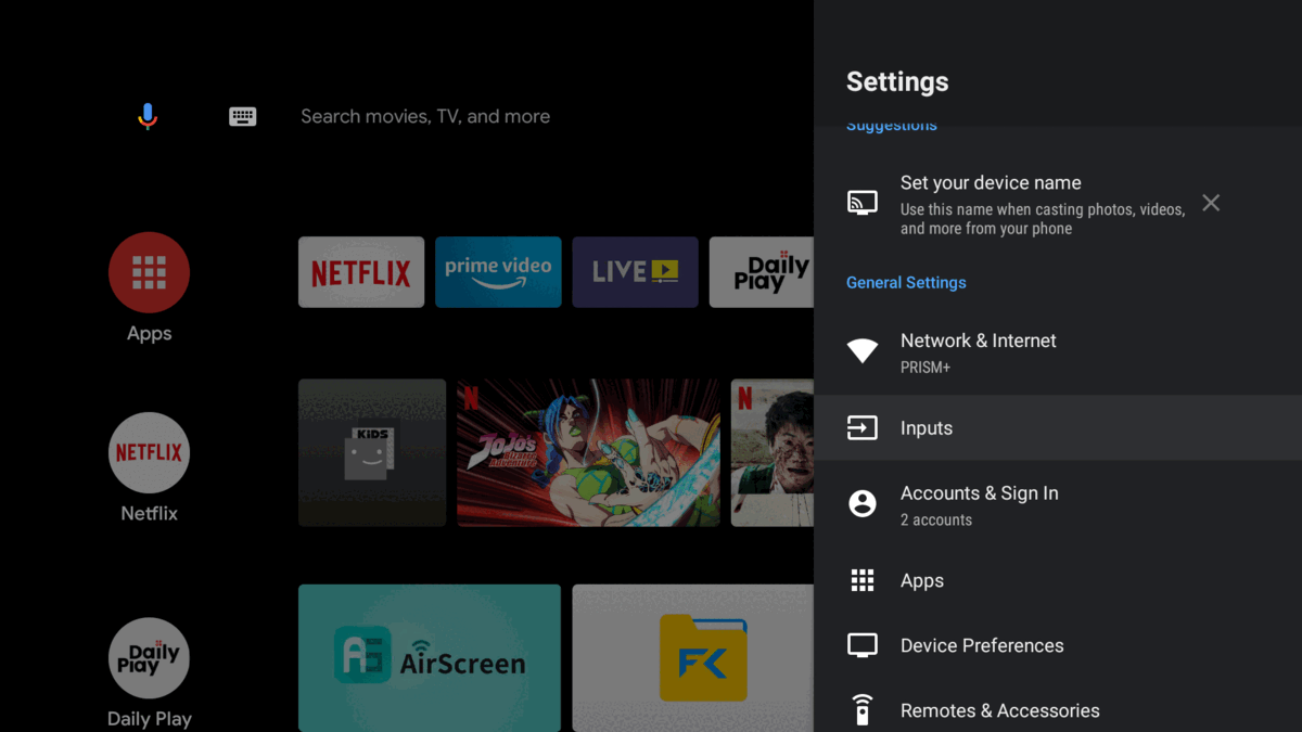 How do I Factory Reset Android TV?