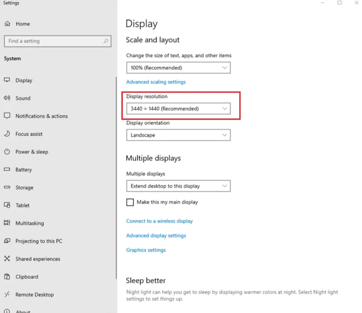 [For Window 10 users] How to check/change the resolution of my monitor?